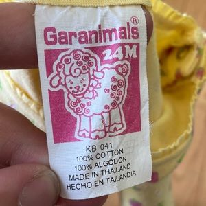 Garanimals | One Pieces | Vtg Garanimals Yellow Strawberry Graphic One ...
